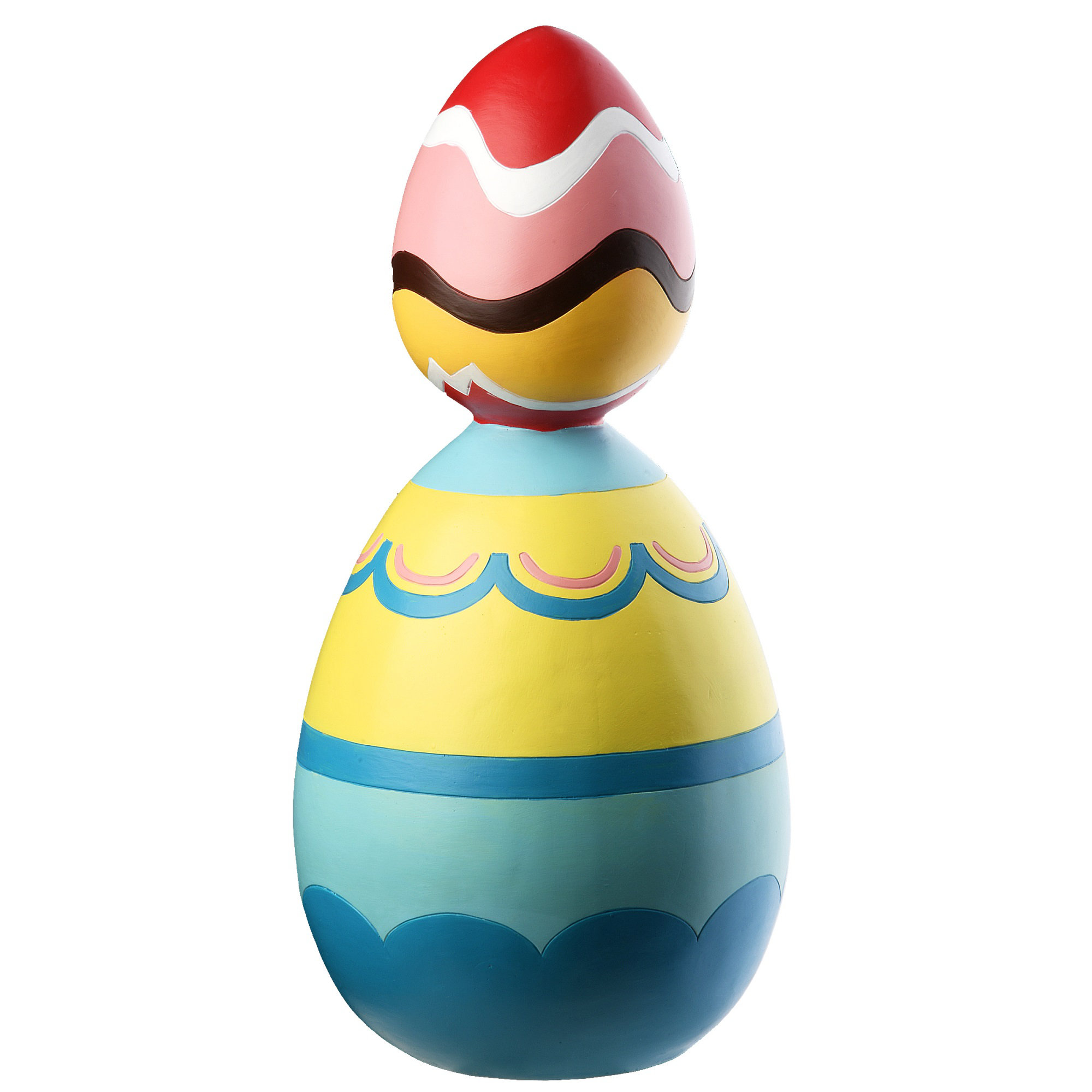 The Holiday Aisle® 16" Stacked Easter Eggs | Wayfair